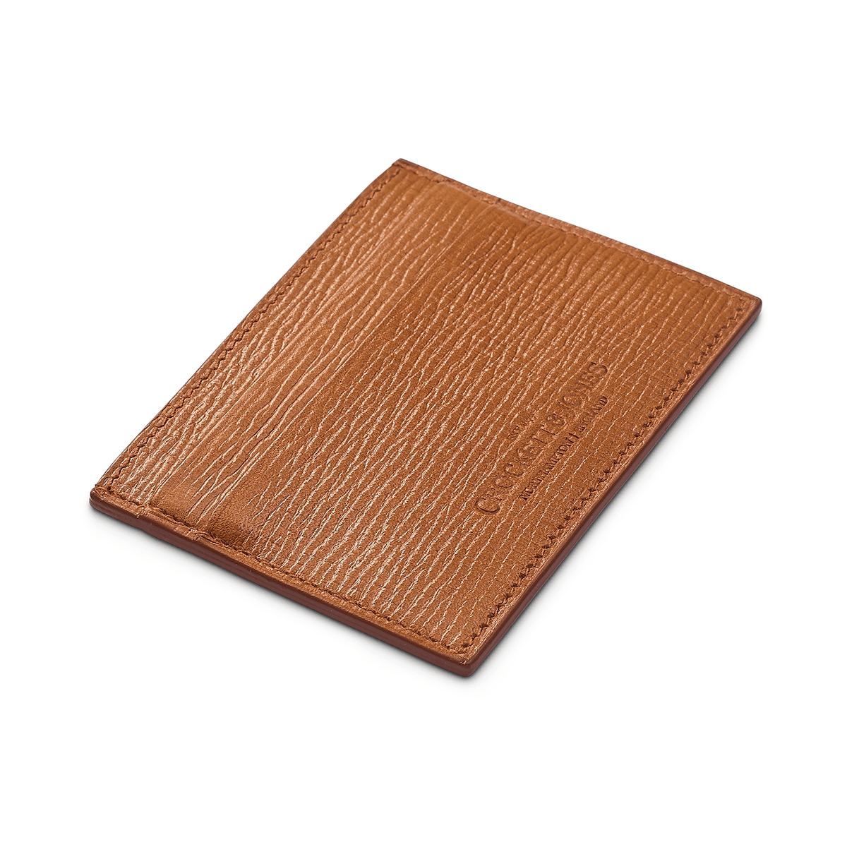 Card Holder Tan Willow Grain – Crockett & Jones US