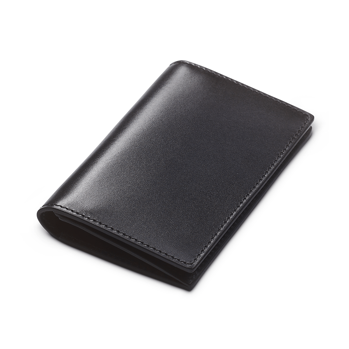Folded Card Case Black Calf – Crockett & Jones US