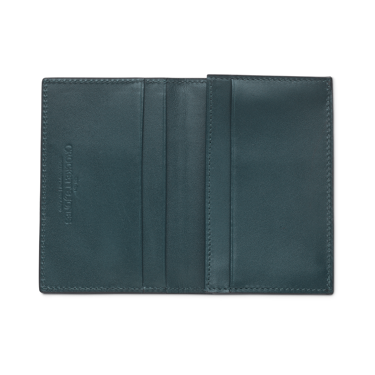 Folded Card Case Black Rough-Out Suede – Crockett & Jones US
