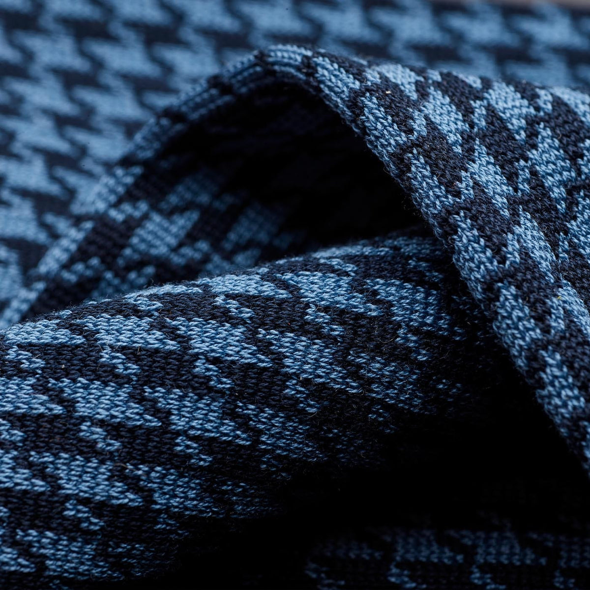 Houndstooth Socks - Blue – Crockett & Jones US