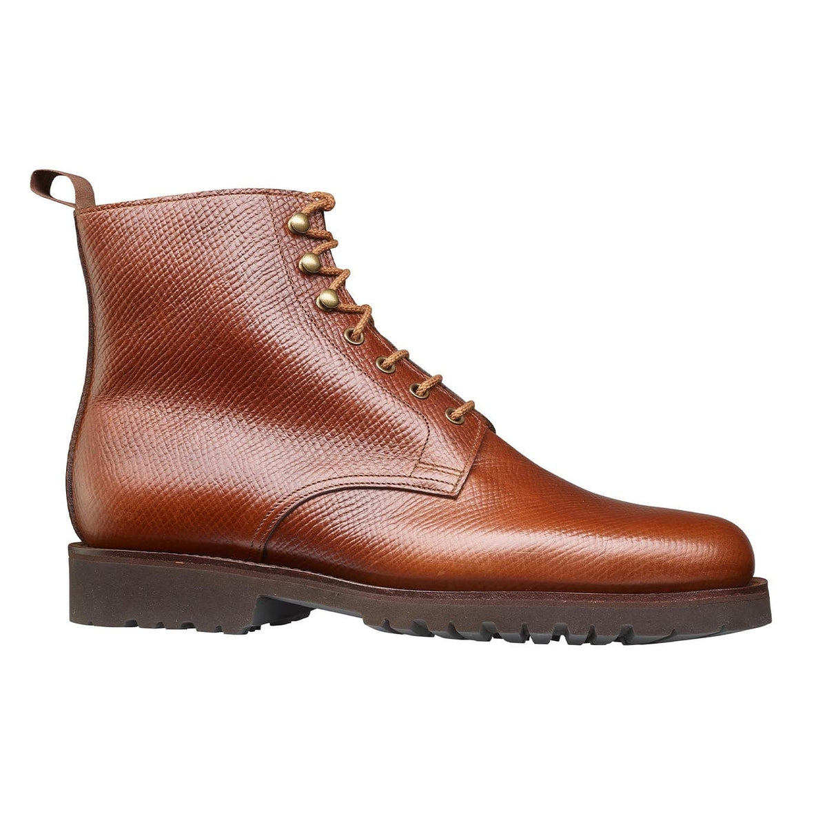 Lorna Walnut Hatch Grain – Crockett & Jones US